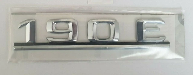 NEUF ORIGINAL MERCEDES 190E W201 plaque signalétique emblème lettrage ...