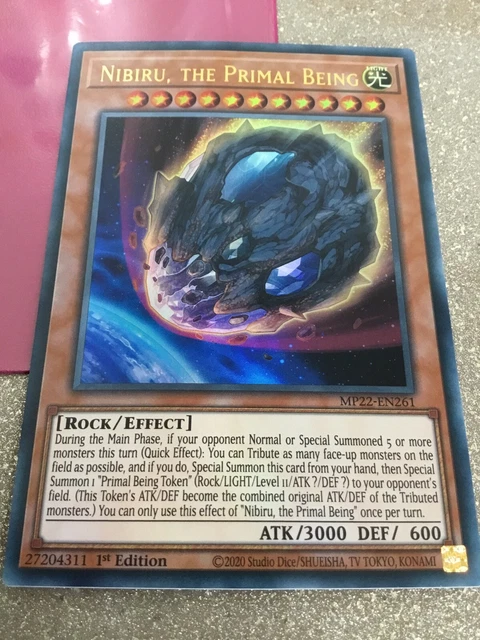 Yu Gi Oh Nibiru The Primal Being Ultra Rare Mp22 En261 Nm 1st Ed Foil
