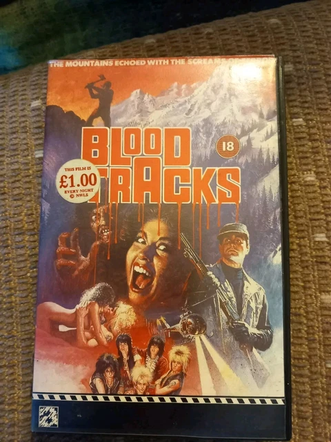 BLOOD TRACKS - Vintage Horror VHS Video - Certificate 18 - 1986 £3.86 ...