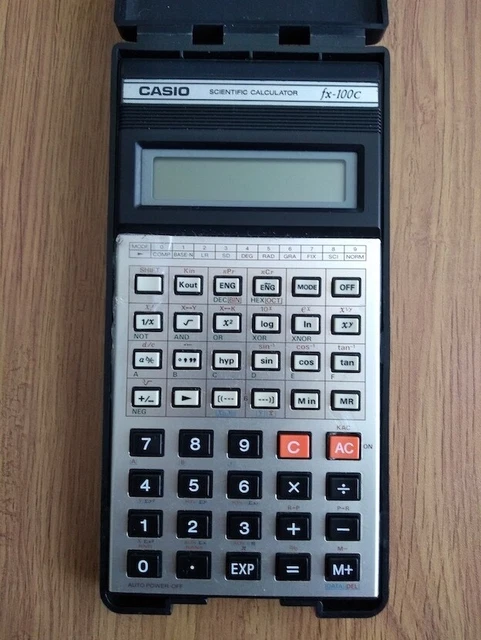 CASIO SCIENTIFIC CALCULATOR, vintage in original case, made in Japan £ ...