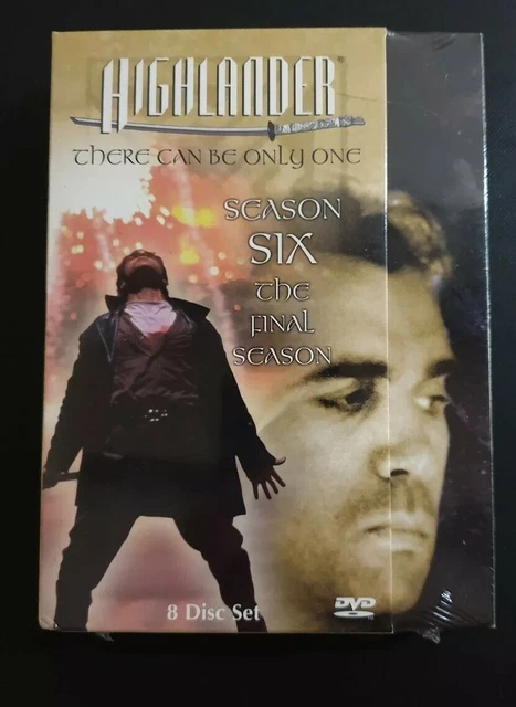 HIGHLANDER SEASON 6 Six The Final (DVD, 2005 US) 8 Disc set There can ...