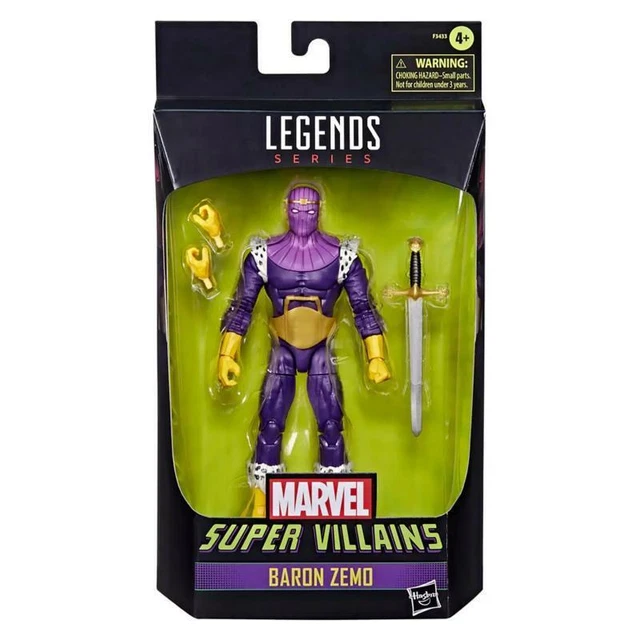 SUPER VILLAINS MARVEL Legends Series Baron Zemo Figurine 15 CM HASBRO ...