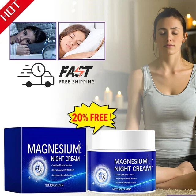 MAGNESIUM SLEEP CARE Cream Gentle Tranquil Night Sleep Balm Improvement ...