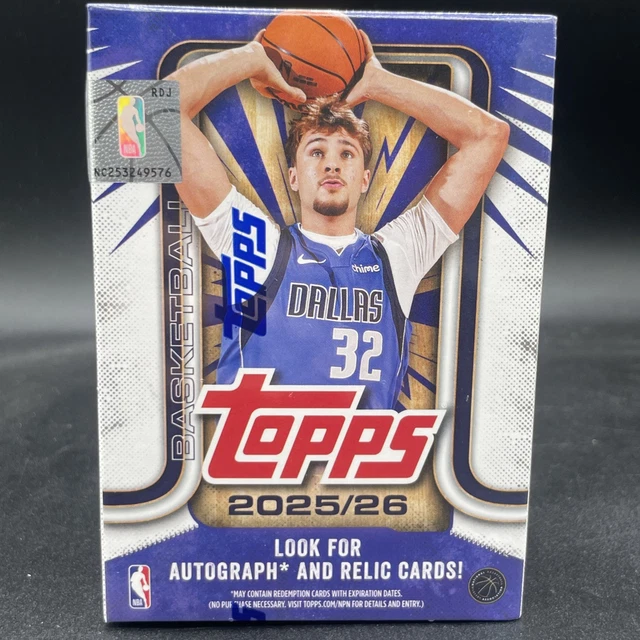 2025-26 TOPPS BASKETBALL Hobby Value Box Cooper Flagg 84 Cards $83.96 - PicClick CA