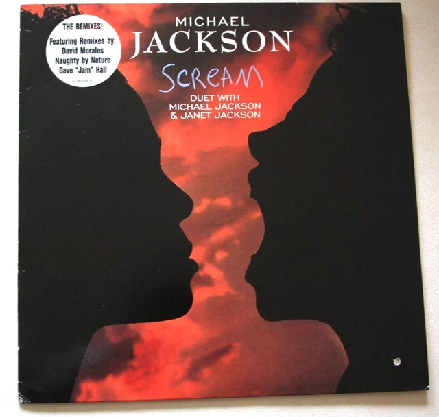 MICHAEL JACKSON - Scream - 12" Vinyl Maxi Single - Aufkleber "The ...