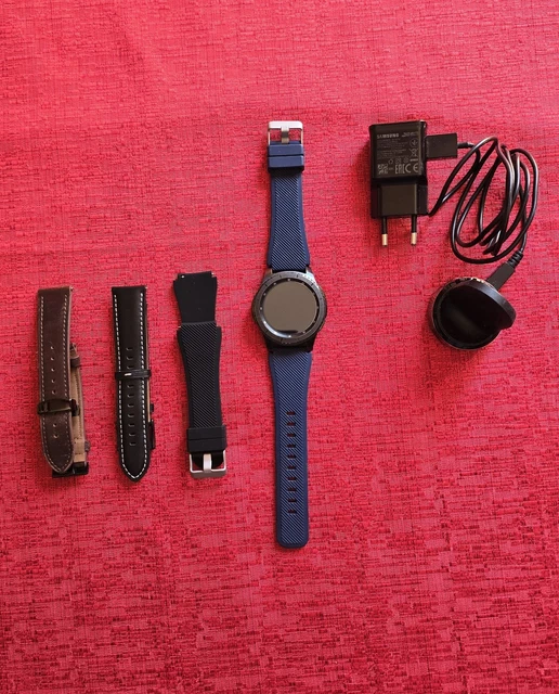 SAMSUNG GEAR S3 Frontier Cassa 46mm Nera, Smartwatch EUR 40,00 ...