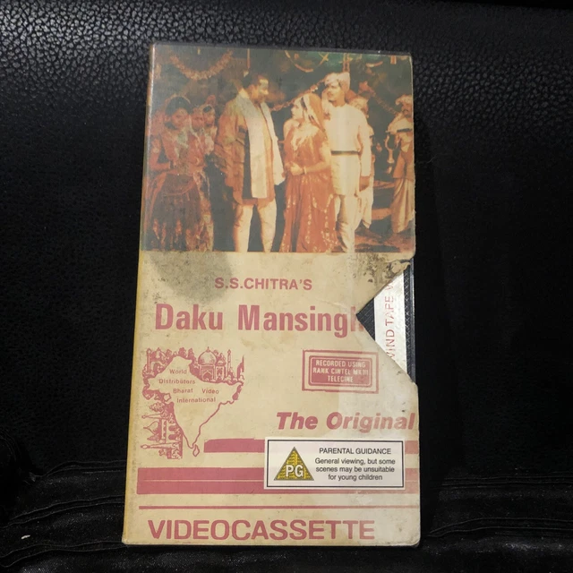 DAKU MAN SINGH...BOLLYWOOD vhs Old Label Bharat Video International ...