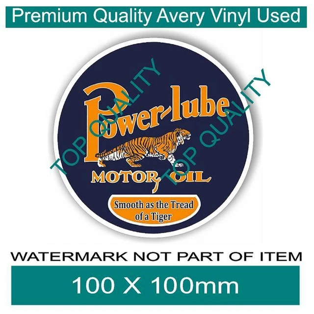 VINTAGE POWER - LUBE Power Lube Decal Sticker Americana Garage Hot Rod ...