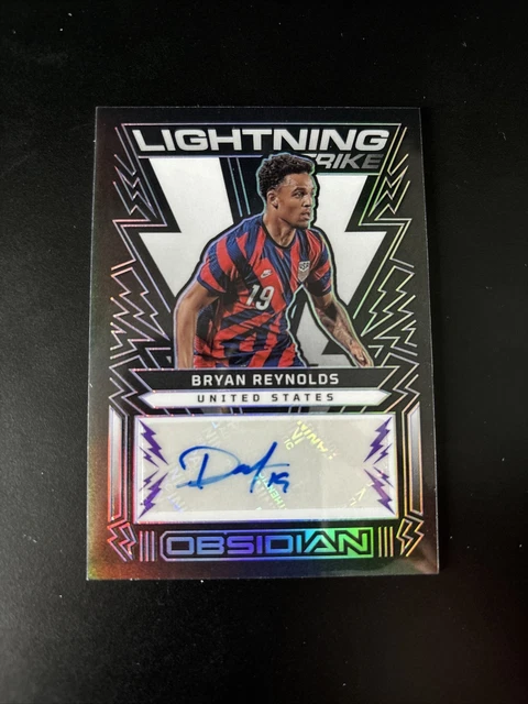2022-23 PANINI OBSIDIAN BRYAN REYNOLDS Auto Silver Etch Lightning Strike /50 USA EUR 20,00 ...
