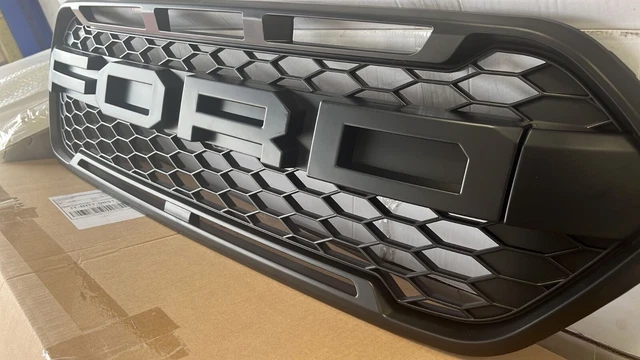 FORD TRANSIT CUSTOM front Raptor grill custom 2018-2022 matte black £ ...