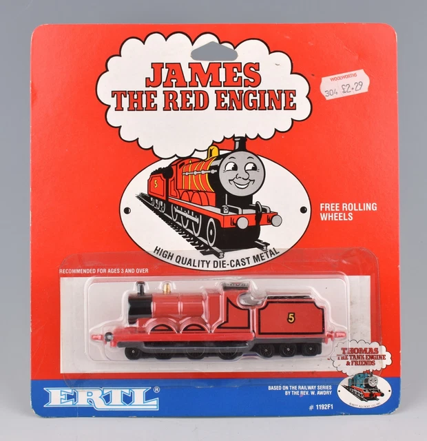ERTL THOMAS THE Tank Engine & Friends - James The Red Engine #1192F1 ...
