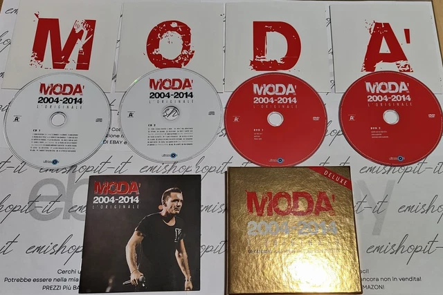 MODA' 2004-2014 L'ORIGINALE Deluxe 2CD+2DVD Usato 2014 raccolta box ...