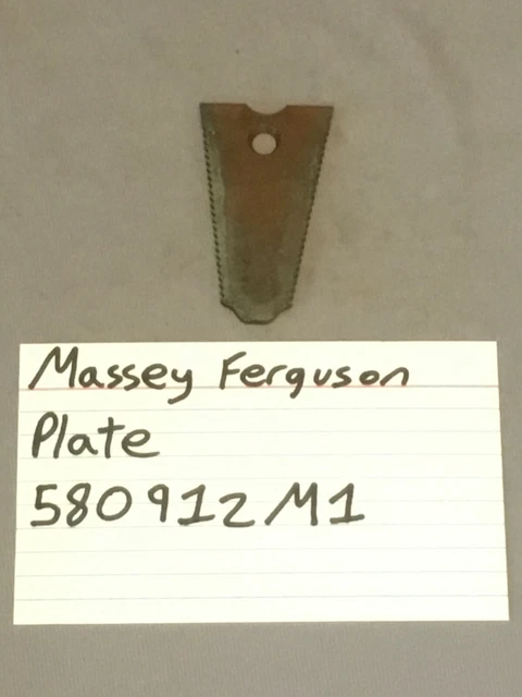 MASSEY FERGUSON LEDGER Plate 580912M1 $2.00 - PicClick CA