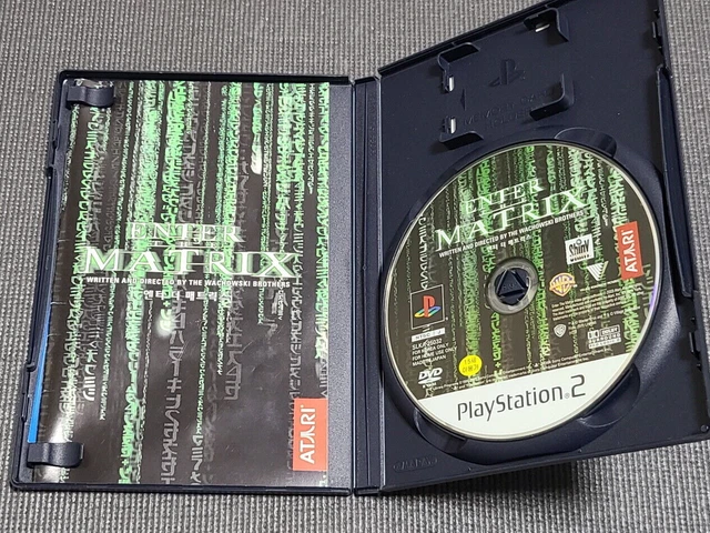 SONY PLAYSTATION2 ENTER The Matrix Retro Game Korean Version for PS2 ...