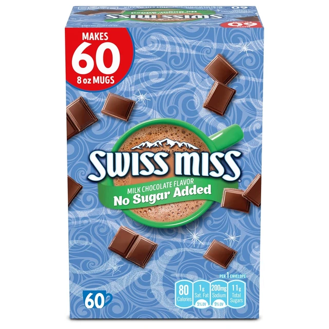 MILK CHOCOLATE FLAVOR No Sugar Added Hot Cocoa Mix, Hot Cocoa Bar ...