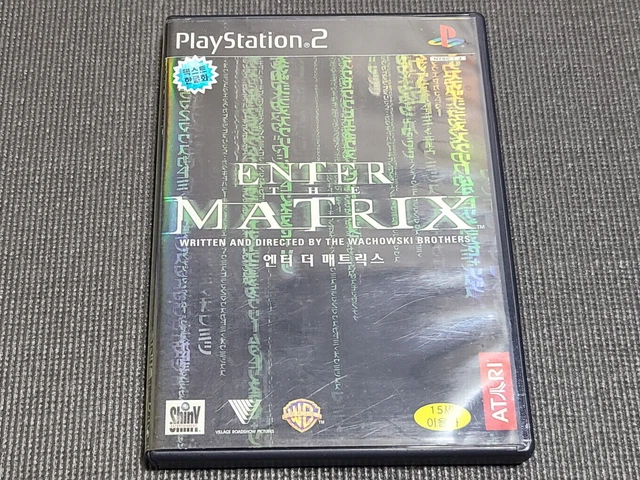 SONY PLAYSTATION2 ENTER The Matrix Retro Game Korean Version for PS2 ...
