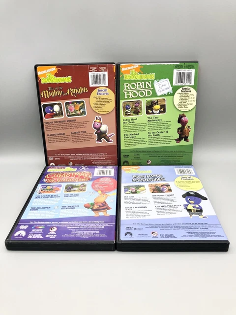 THE BACKYARDIGANS NICKELODEON Nick Jr DVD Bundle Lot Of 4 Knights Robin ...