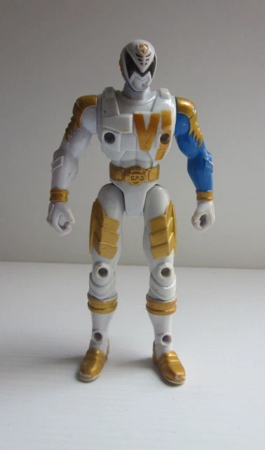 POWER RANGERS SPD Modellino Omega White-di 15 cm-Action Figure-Bandai ...