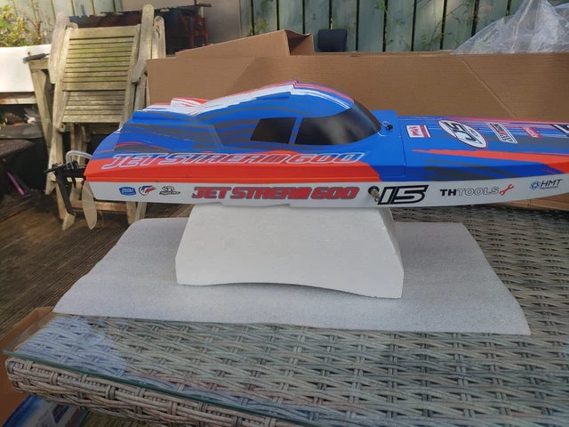 BARCA READYSET VINTAGE Kyosho RC Jet Stream Jetstream 600 pronto per l ...