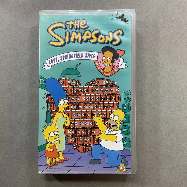 THE SIMPSONS LOVE, Springfield Style, Animated), VHS 2001, Video Tape £ ...