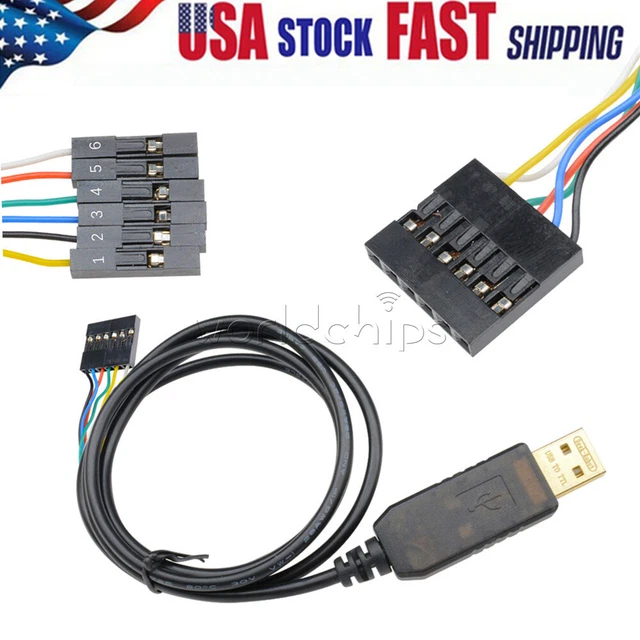 FTDI FT232RL USB to TTL RS232 Original Serial Adapter 6PIN FT232 ...