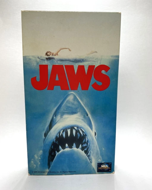 JAWS VHS TAPE: Richard Dreyfuss, Roy Scheider, Robert Shaw MCA ...