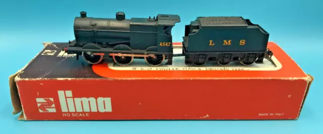 LIMA 'OO' GAUGE 1701M Lms Black 0-6-0 Class 4F Steam Loco 4547 Boxed ...