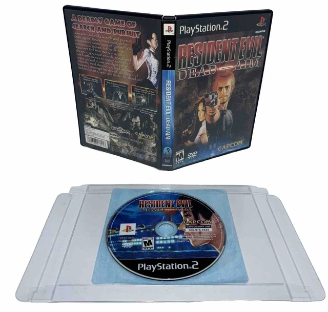 RESIDENT EVIL DEAD Aim Playstation 2 PS2 n/ Mint Disc w/ Original Case ...