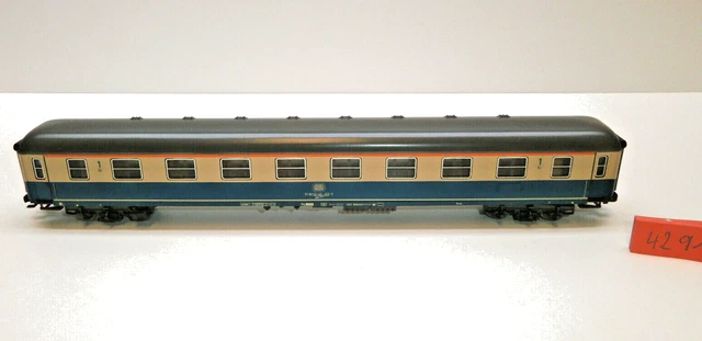 MÄRKLIN H0 4291 D-Zug-Wagen der DB in beige/türkis 1 Kl. 27cm EUR 15,50 - PicClick DE