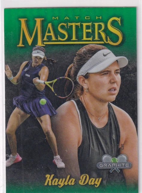 TOPPS GRAFITO 2024 Tennis N º mm-Kd Kayla Día Match Masters Verde 45/75 ...