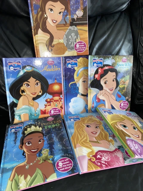DISNEY PRINCESS STORY Reader Me Reader 8 Books Tangled Frozen Aladdin £ ...