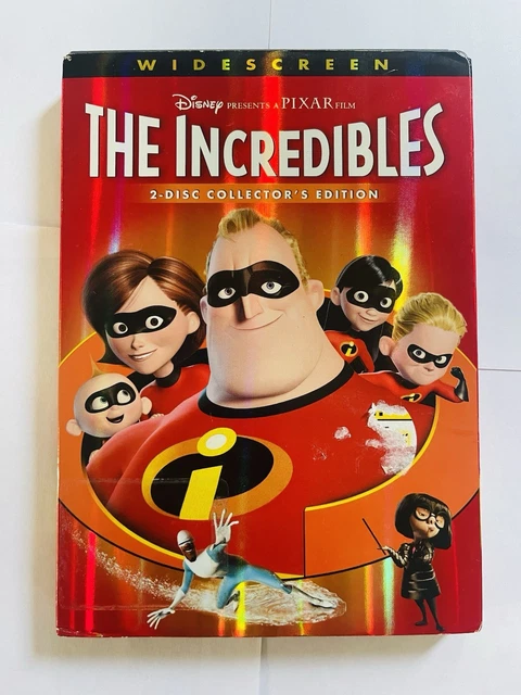 THE INCREDIBLES (DVD, 2004, Widescreen, 2-Disc Collector's Edition) $6. ...