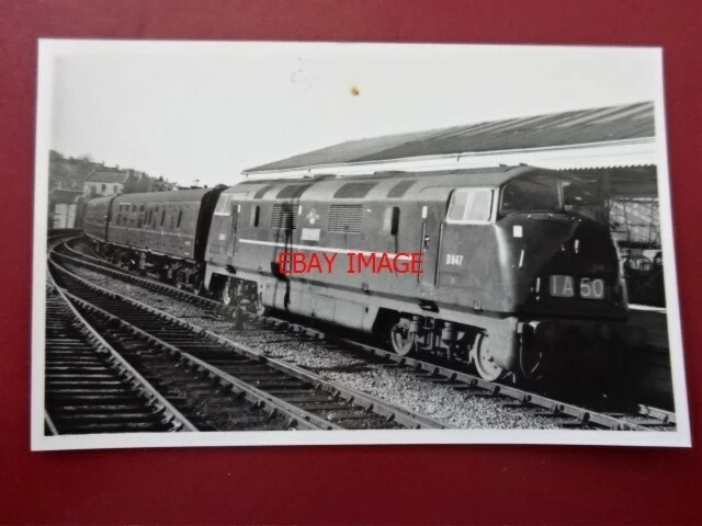 PHOTO BR Class 43 Warship Loco No D847 Strongbow At Bath 1962 £4.00 ...