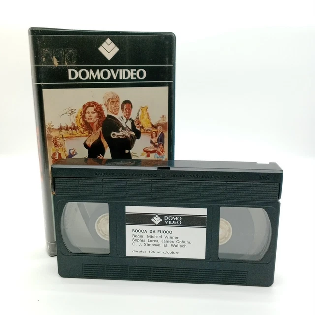 VHS 📼 BOCCA Da Fuoco 📼 Domovideo Ex Noleggio (Sophia Loren - O.J ...