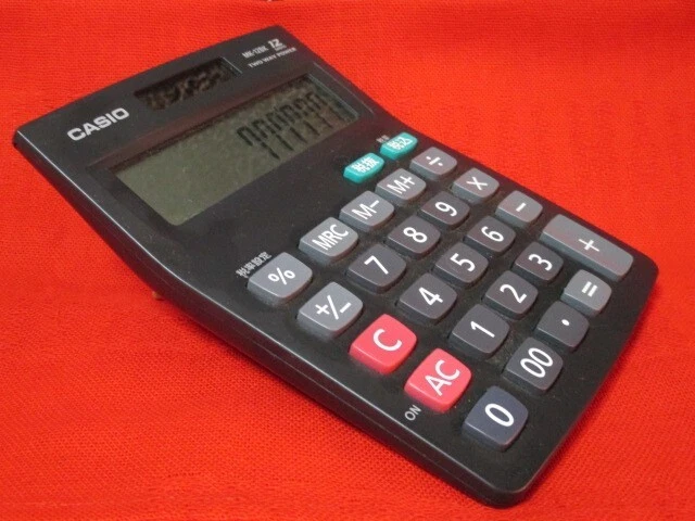 CASIO MK-12BK RETRO Vintage Calculator Classic Design Portable $56.07 ...