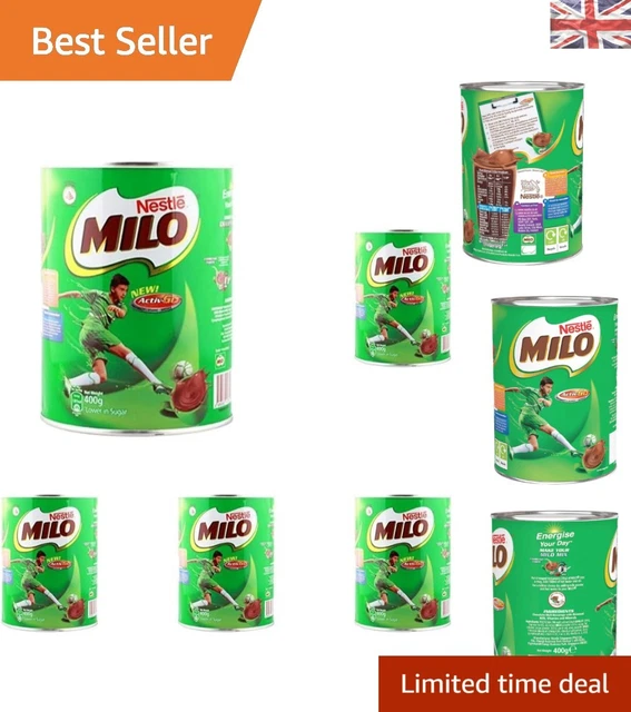 DELICIOUS INSTANT MALT Chocolate Powder - 400g x 5 Cans for Easy ...