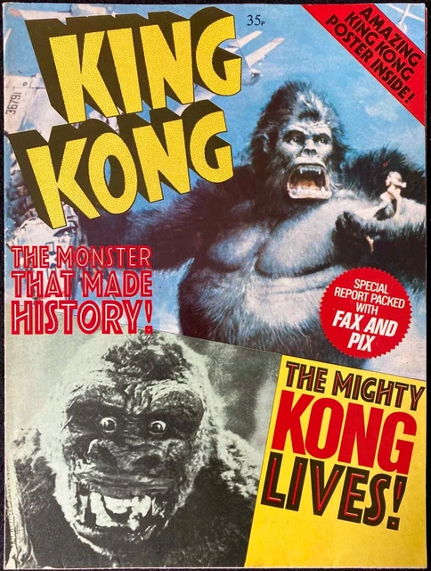 KING KONG MOVIE Poster Magazine 1977 £25.00 - PicClick UK