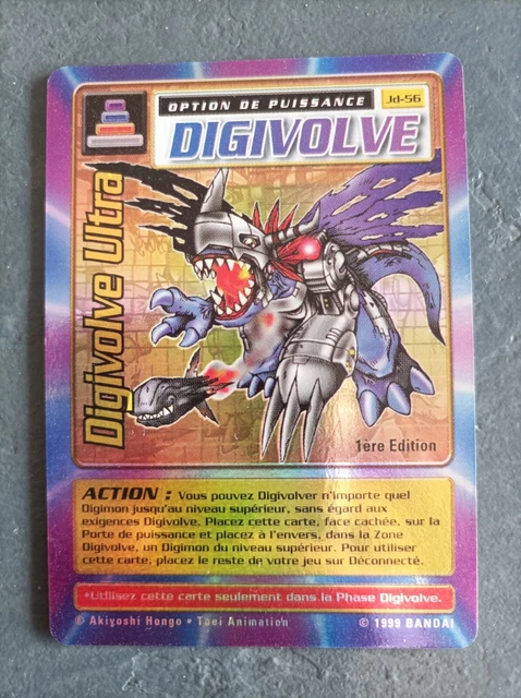 DIGIVOLVE ULTRA CARTE Digimon Français Jd-56 Foil EUR 12,00 - PicClick FR