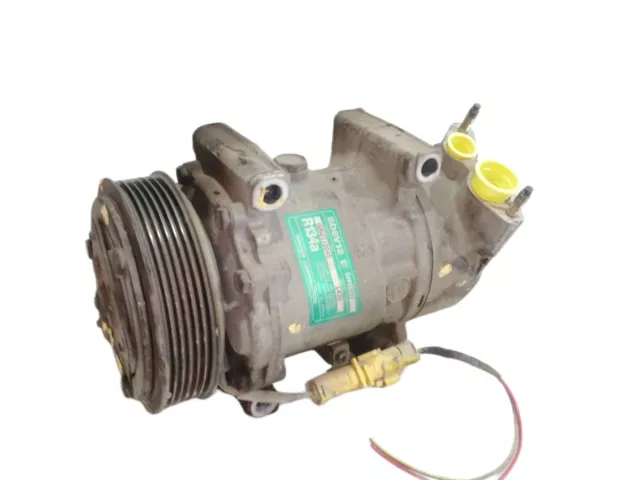 SD6V12 COMPRESOR AIRE Acondicionado / 1322036 Para Citroën C3 1.1 ...