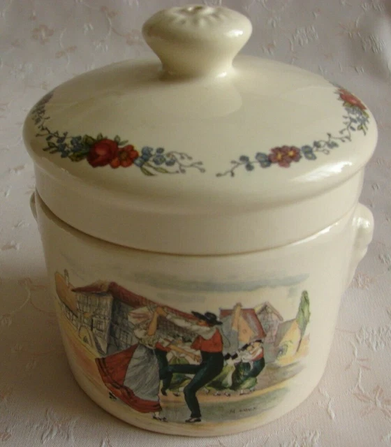 ANCIEN POT terrine SARREGUEMINES H LOUX OBERNAI EUR 18,50 - PicClick FR