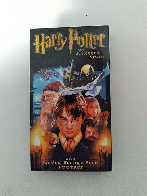 HARRY POTTER AND The Sorcerers Stone VHS Cassette Tape Movie W Slip ...