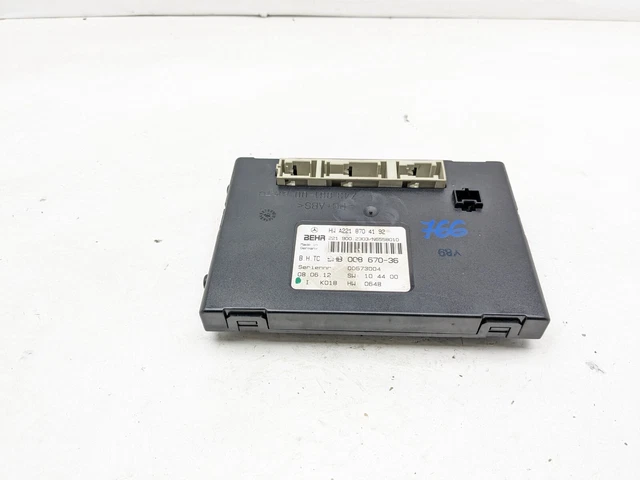 MERCEDES S CLASS Ac Air Con Heater Climate Control Module Ecu W221 2012 ...