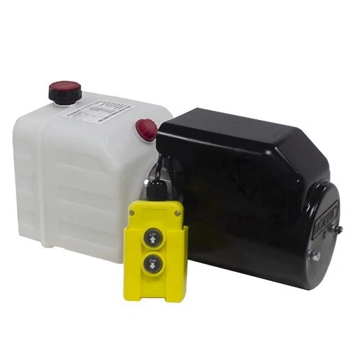 FLOWFIT 24V DC Single Acting Hydraulic Power pack with Tank 2KW $566.76 ...