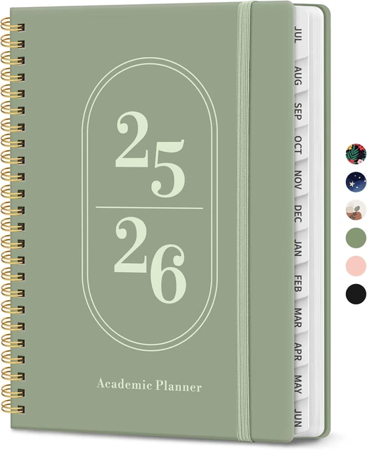 PLANNER 2025-2026, ACADEMIC Year Weekly and Monthly Calender Planner ...