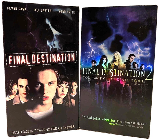 FINAL DESTINATION 1 and 2 Vintage VHS Movies (2000 - 2003) £4.63 ...