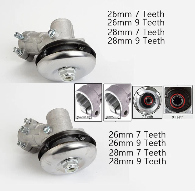 TRIMMER GEAR HEAD box for Grass Strimmer Brushcutter Garden tool 7-9 ...