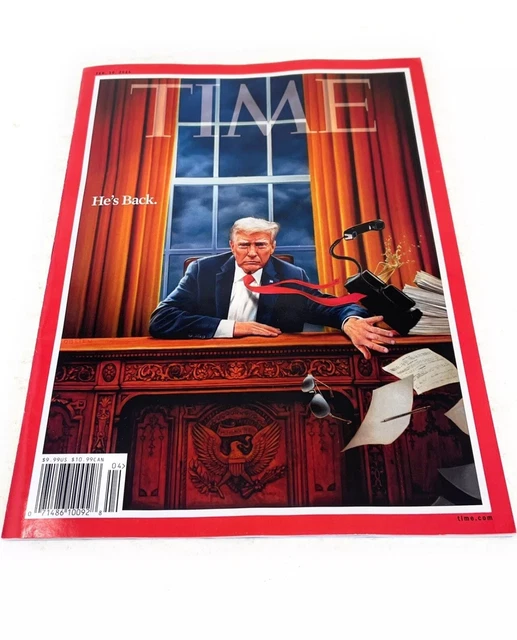 TIME MAGAZINE FEB 10 2025 Donald Trump The Inauguration Of The 47th ...