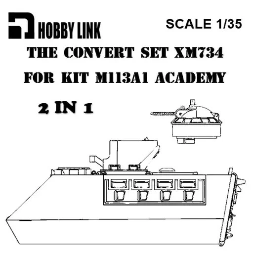 1/35 US XM734 IFV Conversion Kit for M113A1 Academy £102.18 - PicClick UK