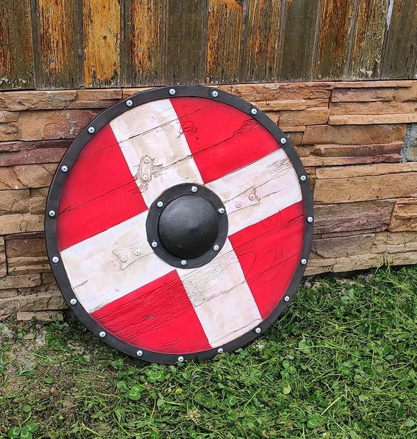 DÉGUISEMENT GUERRIER BOUCLIER rond médiéval moyen âge viking jeu de ...