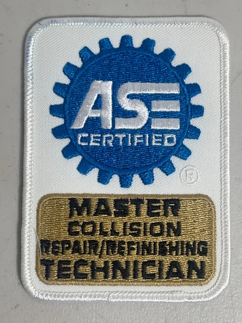 ASE CERTIFIED MASTER Collision Repair Refinishing Technician Patch ...